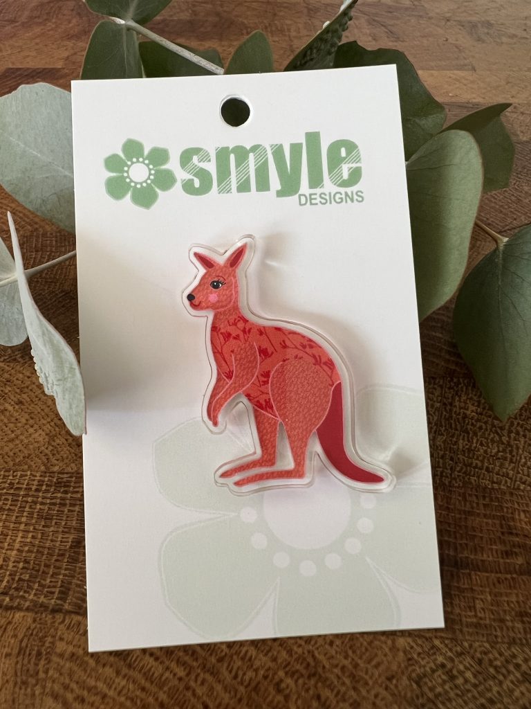 Kangaroo Pin - Smyle Designs ⋆ Kaye's ACES